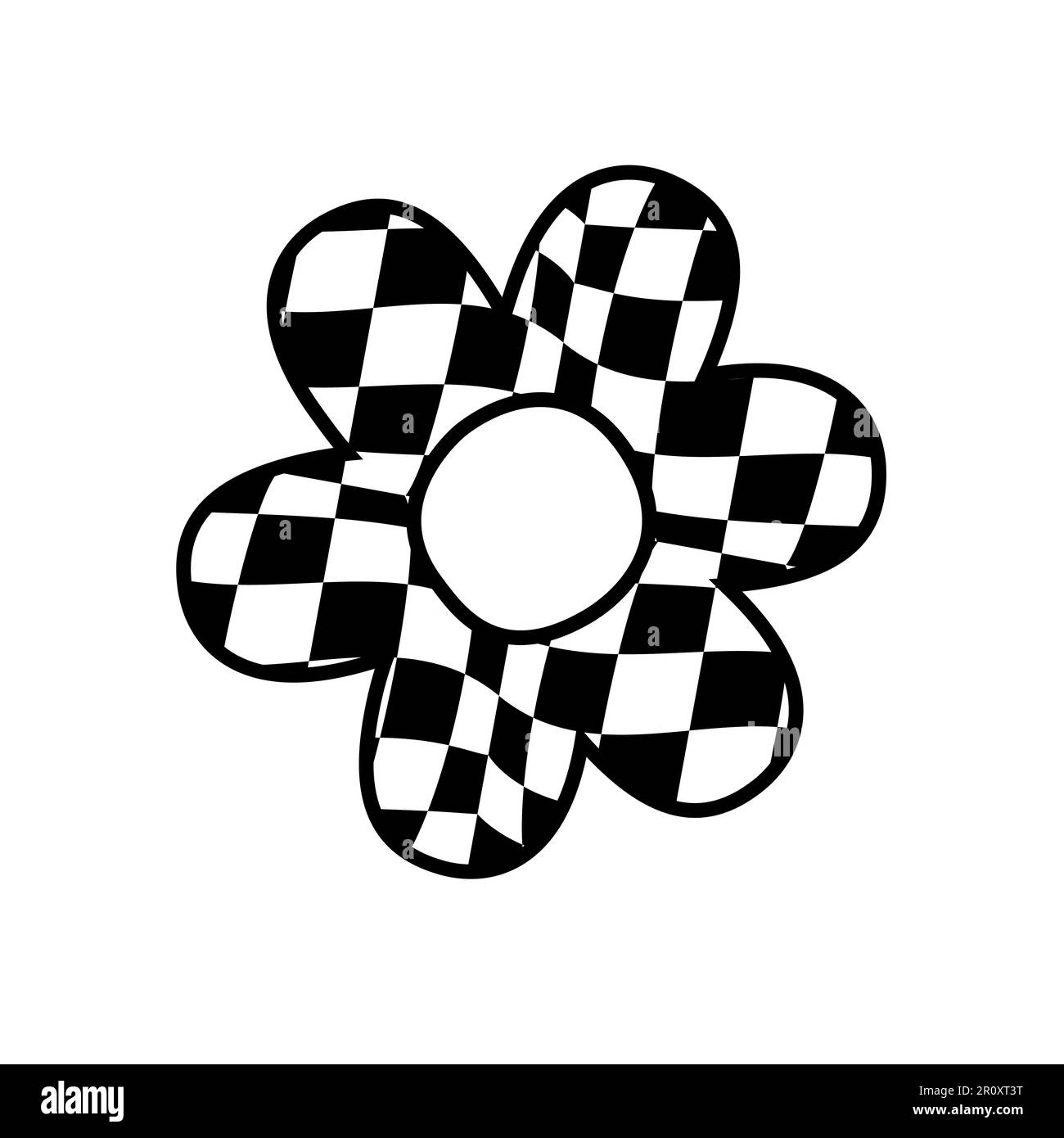 White chess flower Black and White Stock Photos & Images - Alamy