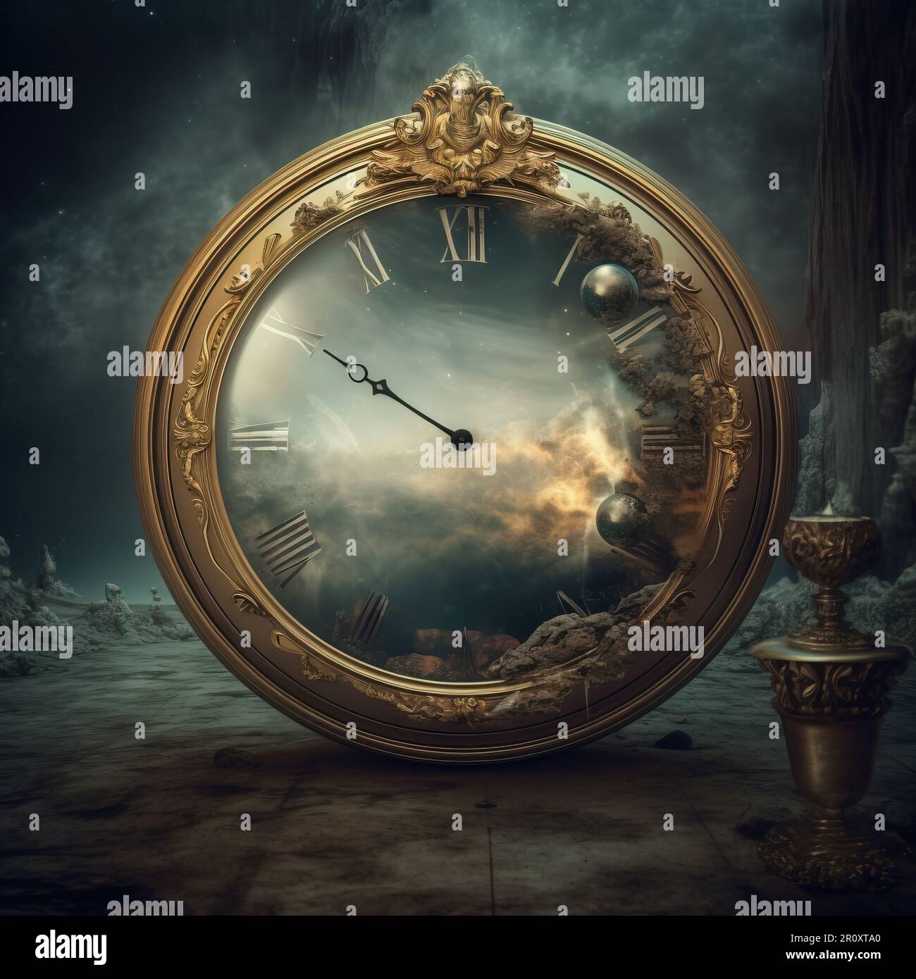 Mirrored timepiece hi-res stock photography and images - Alamy