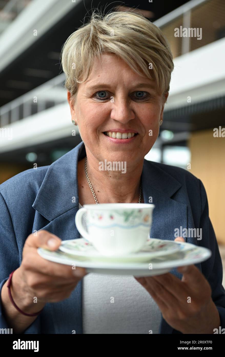 10 May 2023, Hesse, Frankfurt/Main: Soccer: sports policy, DFB, women ...