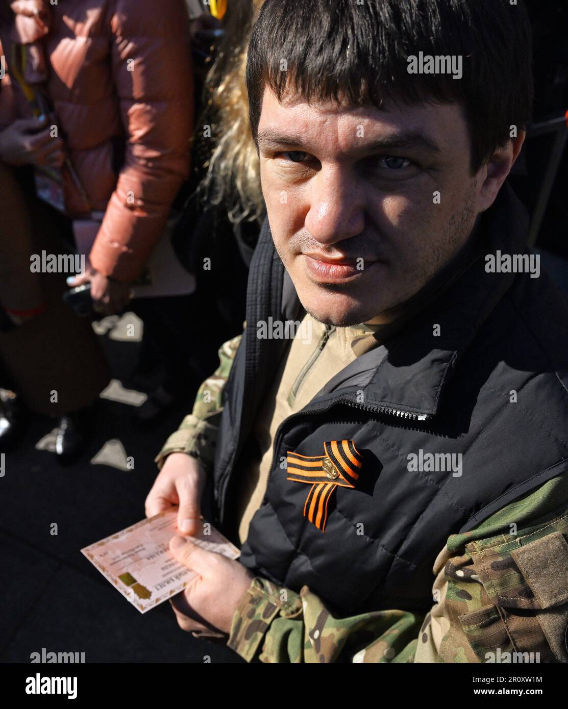 Moscow, Russia. 09th May, 2023. Military parade on Red Square dedicated ...