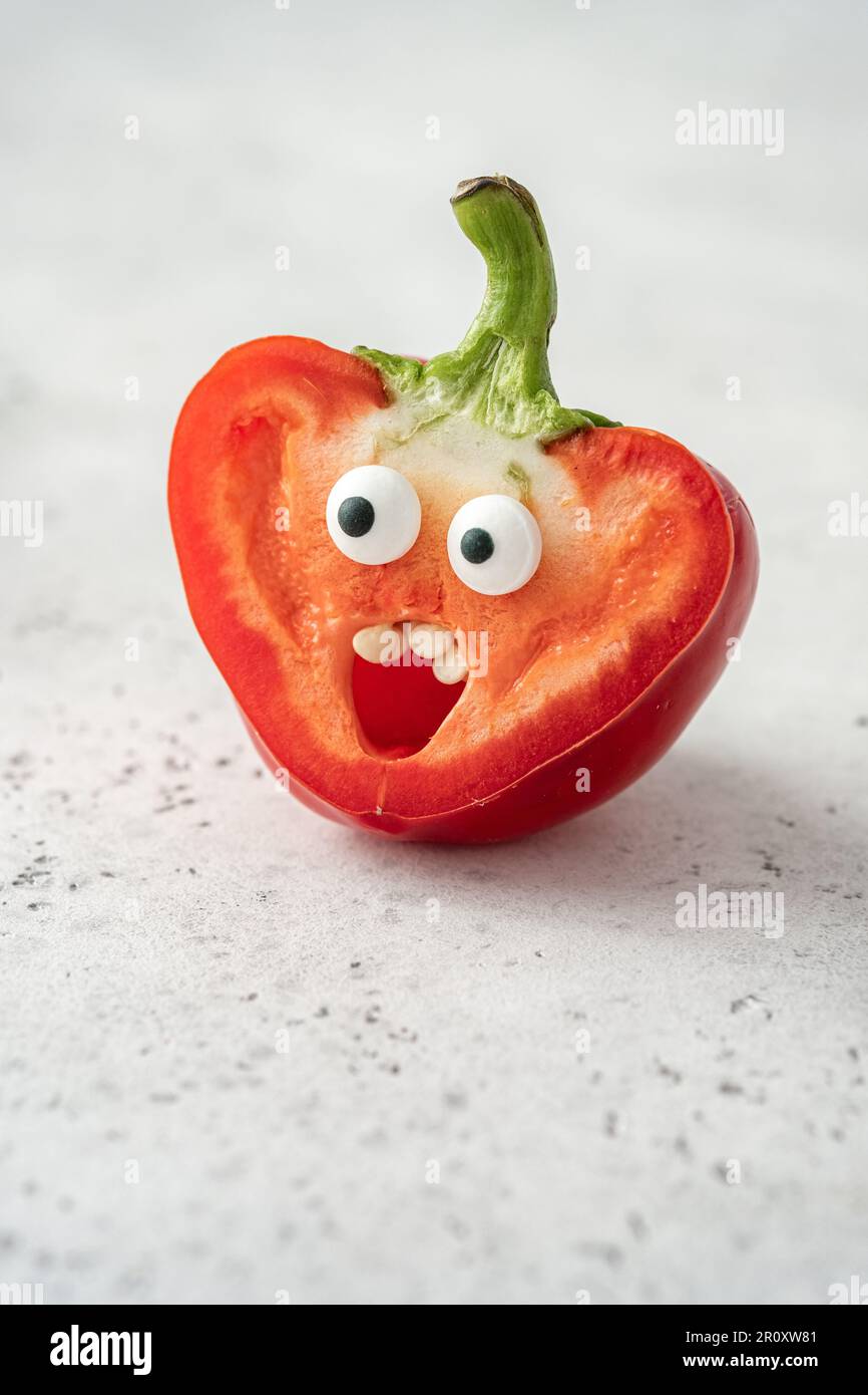 Funny bell pepper cartoon character hi-res stock photography and images ...