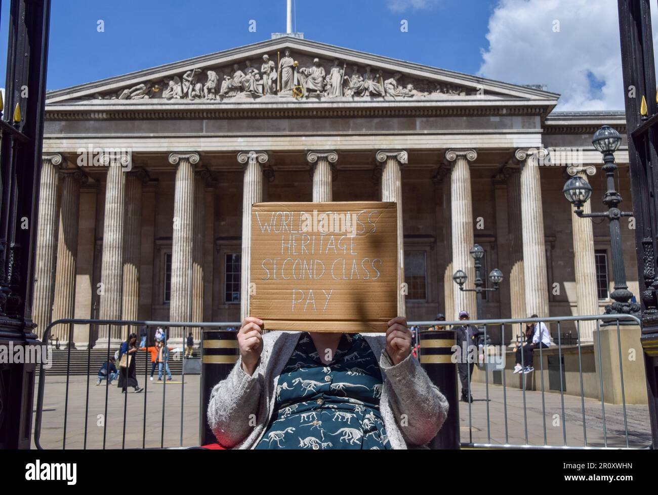 London, UK. 10th May 2023. Prospect Union picket outside the British ...
