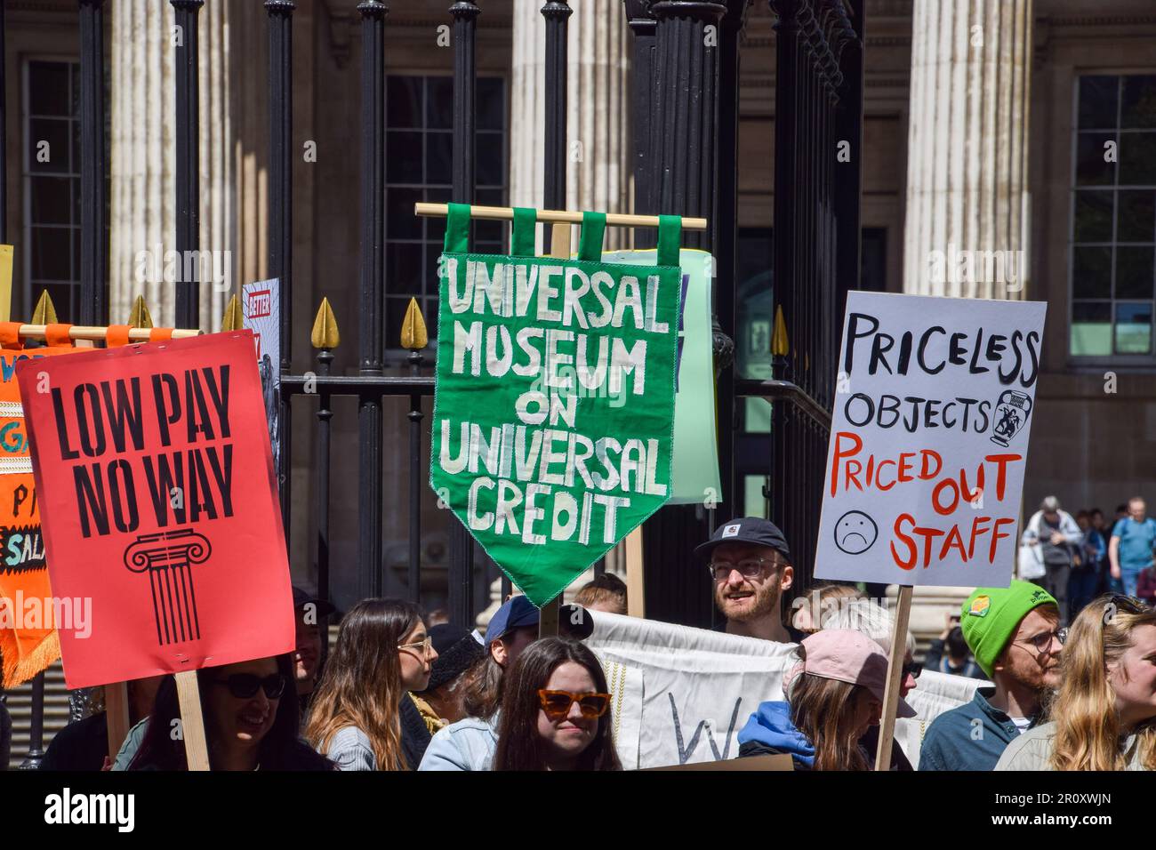 London, UK. 10th May 2023. Prospect Union picket outside the British ...