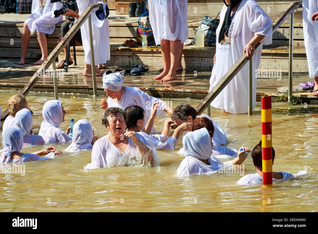 Jordan. Jordan river. Baptism site. The place where Jesus was baptized ...