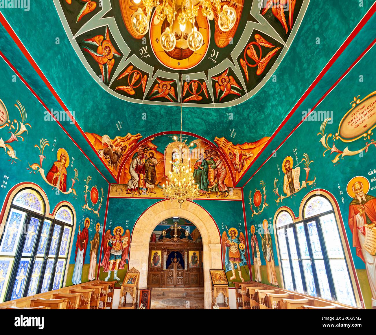 Jordan. St. John the Baptist Church. Bethany beyond the Jordan Stock ...