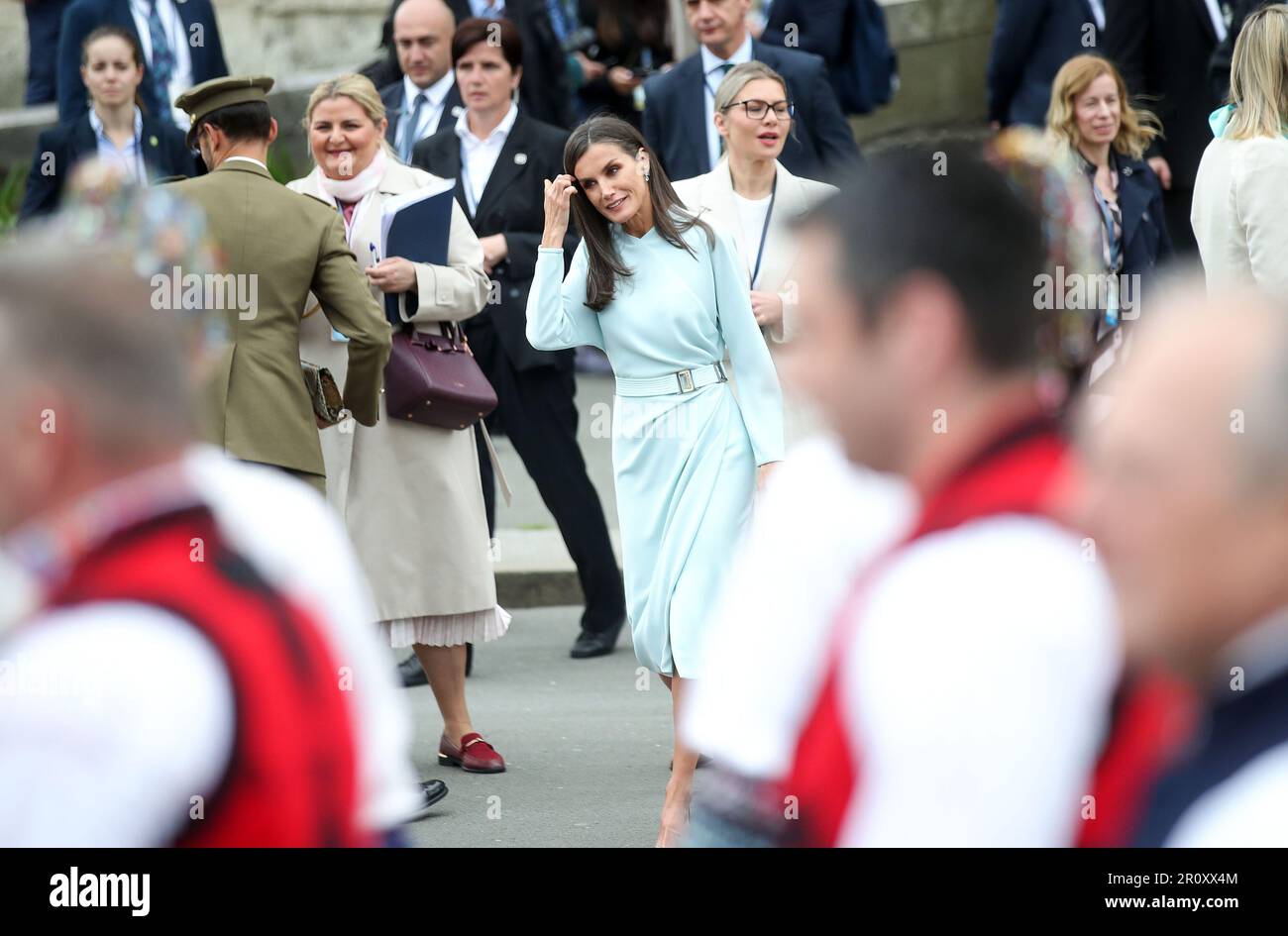 Zagreb, Croatia. 10th May, 2023. First Lady of Croatia Sanja Music ...