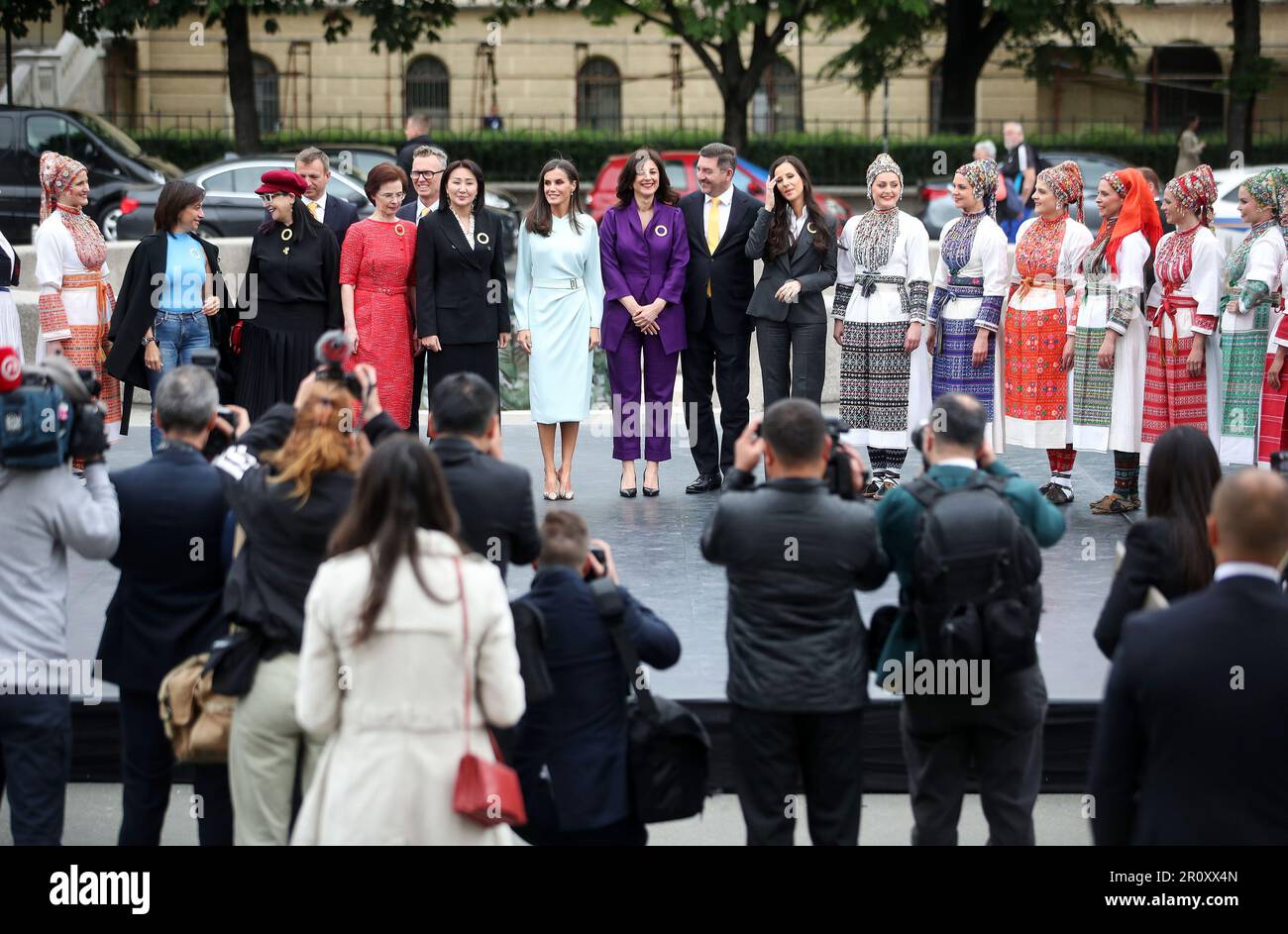 Zagreb, Croatia. 10th May, 2023. First Lady of Croatia Sanja Music ...