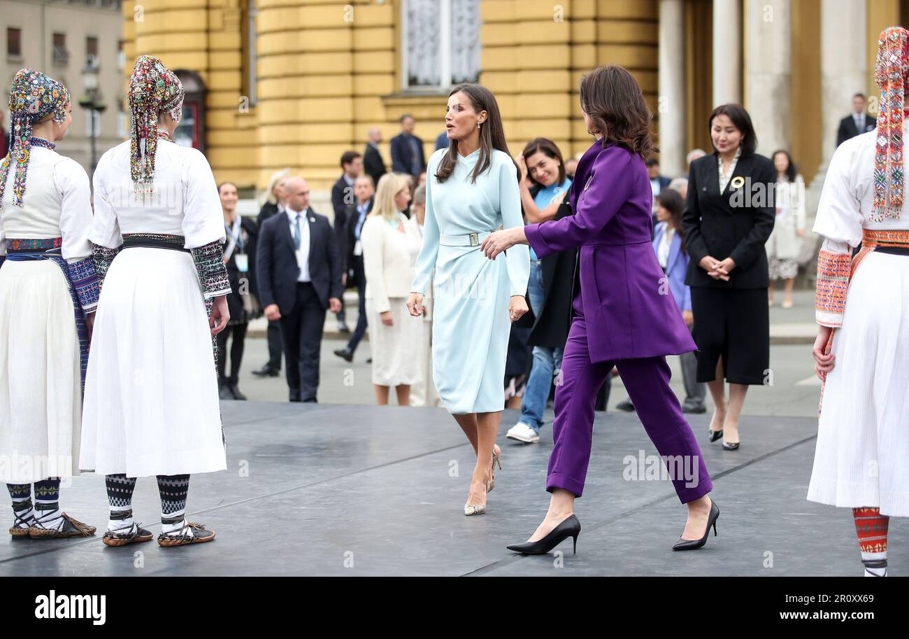 Zagreb, Croatia. 10th May, 2023. First Lady of Croatia Sanja Music ...