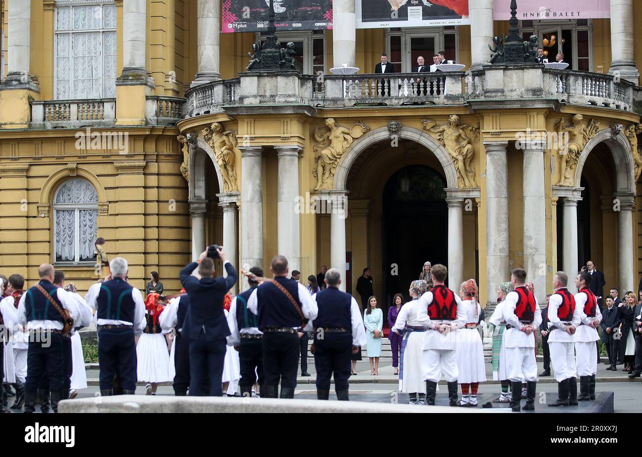 Zagreb, Croatia. 10th May, 2023. First Lady of Croatia Sanja Music ...
