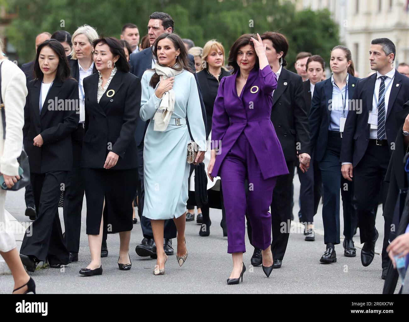 Zagreb, Croatia. 10th May, 2023. First Lady of Croatia Sanja Music ...
