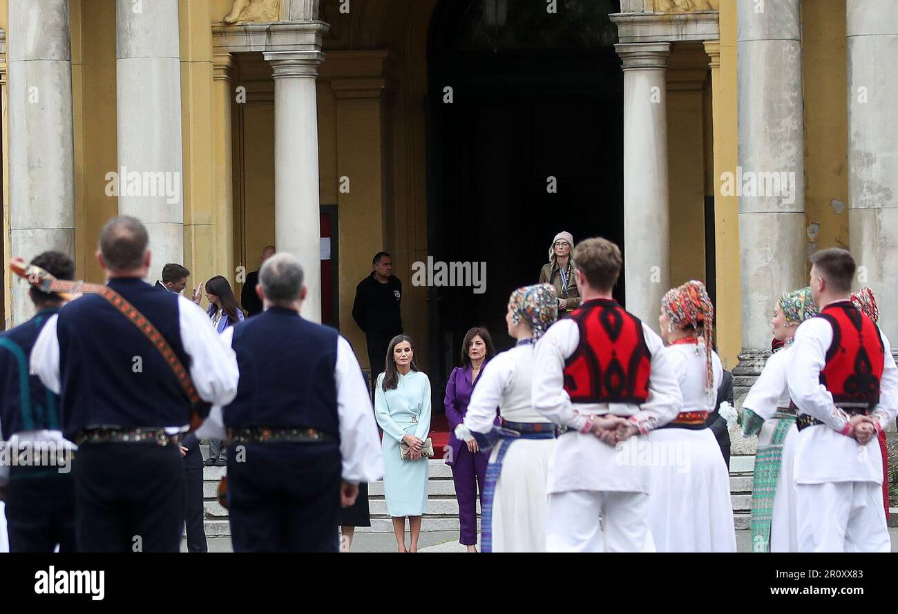 Zagreb, Croatia. 10th May, 2023. First Lady of Croatia Sanja Music ...