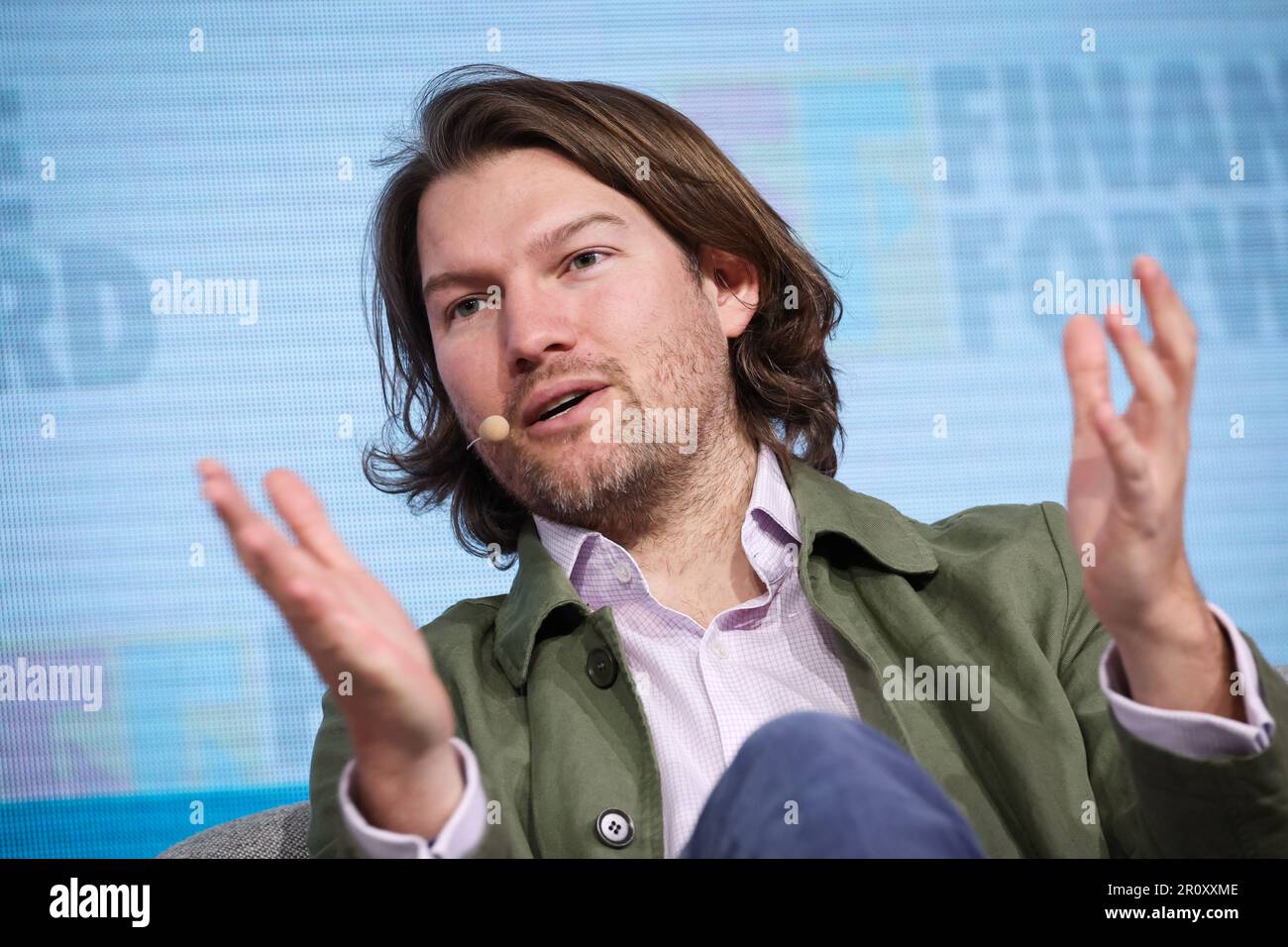 Hamburg, Germany. 10th May, 2023. Valentin Stalf, CEO and co-founder of ...