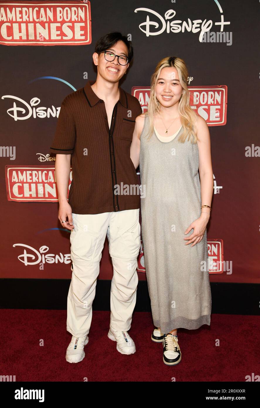 Elliot Choy, left, and Nic Wong attend the premiere of the Disney+ ...
