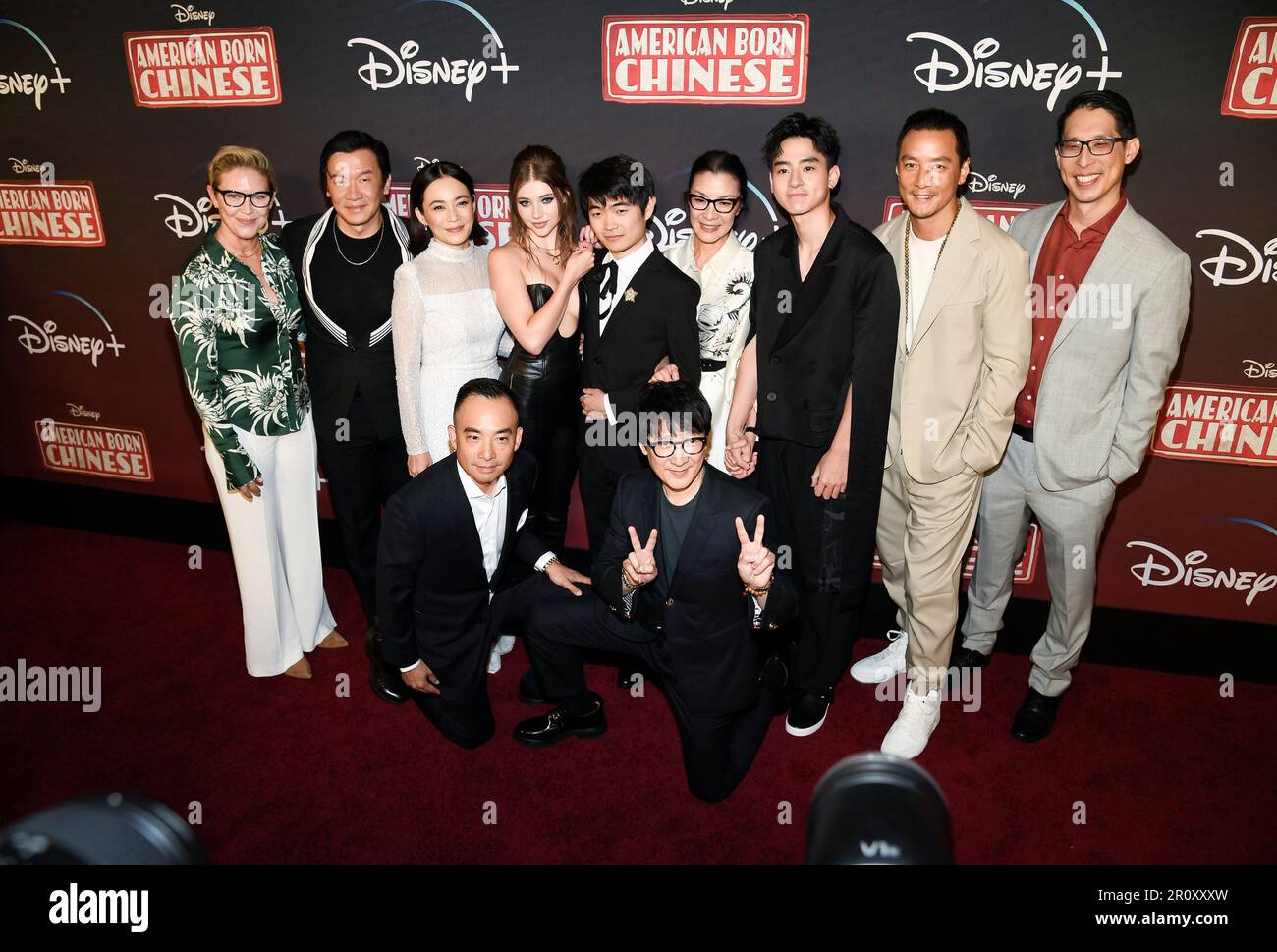 Erin O'Malley, left, Chin Han, Yeo Yann Yann, Sydney Taylor, Ben Wang ...