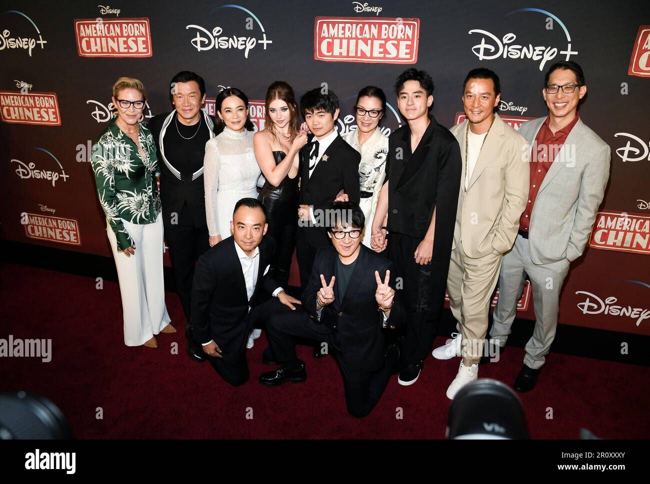 Erin O'Malley, left, Chin Han, Yeo Yann Yann, Sydney Taylor, Ben Wang ...