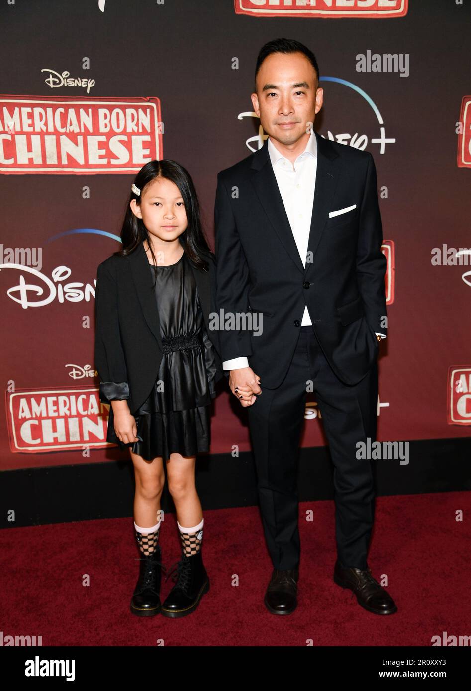 Melvin Mar and daughter attend the premiere of the Disney+ original ...