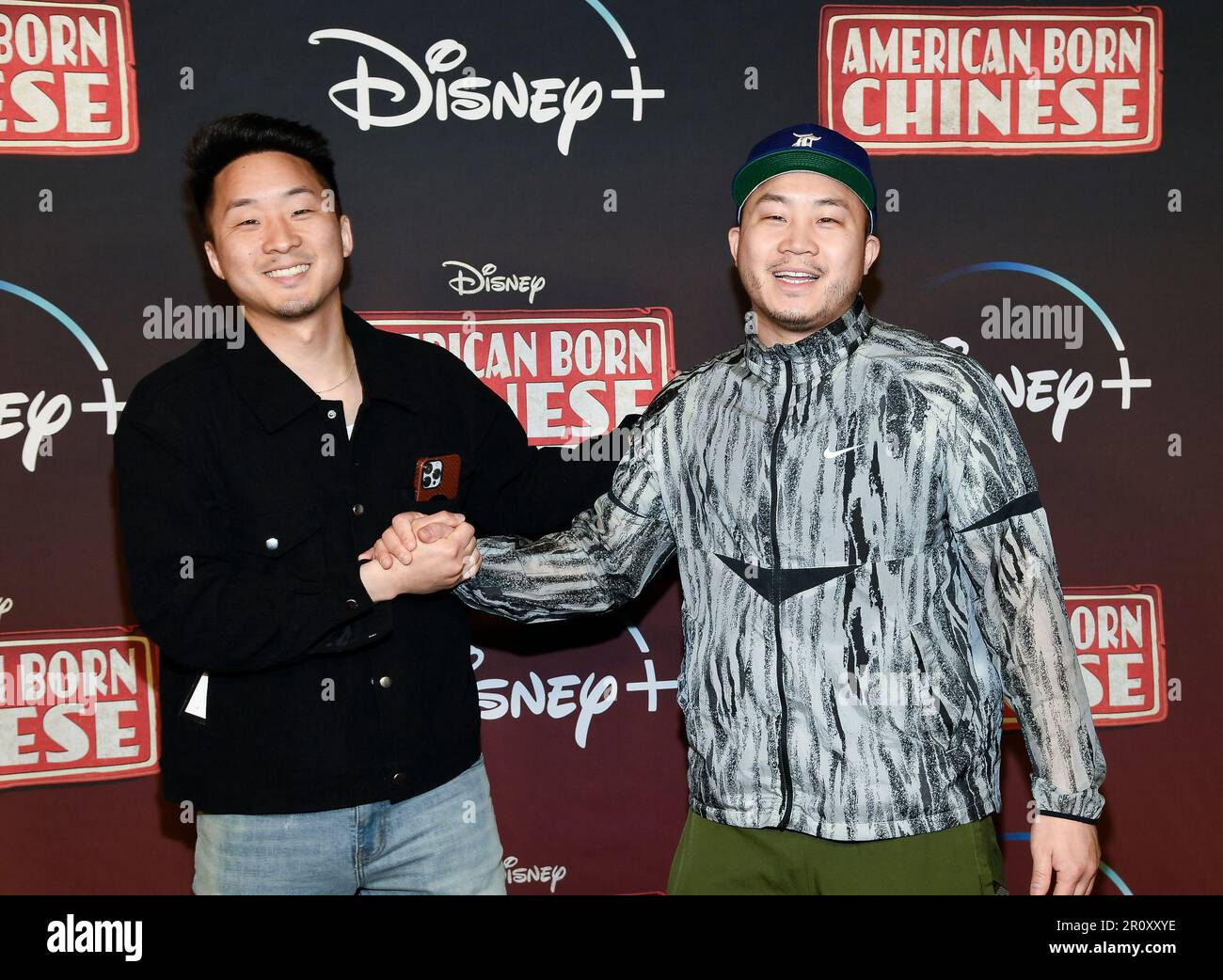 Andrew Fung, left, and David Fung attend the premiere of the Disney+ ...