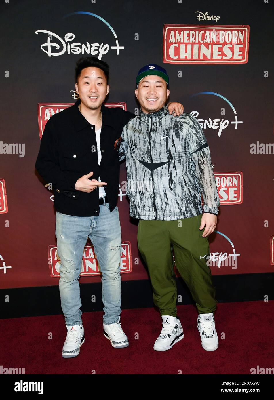 Andrew Fung, left, and David Fung attend the premiere of the Disney+ ...