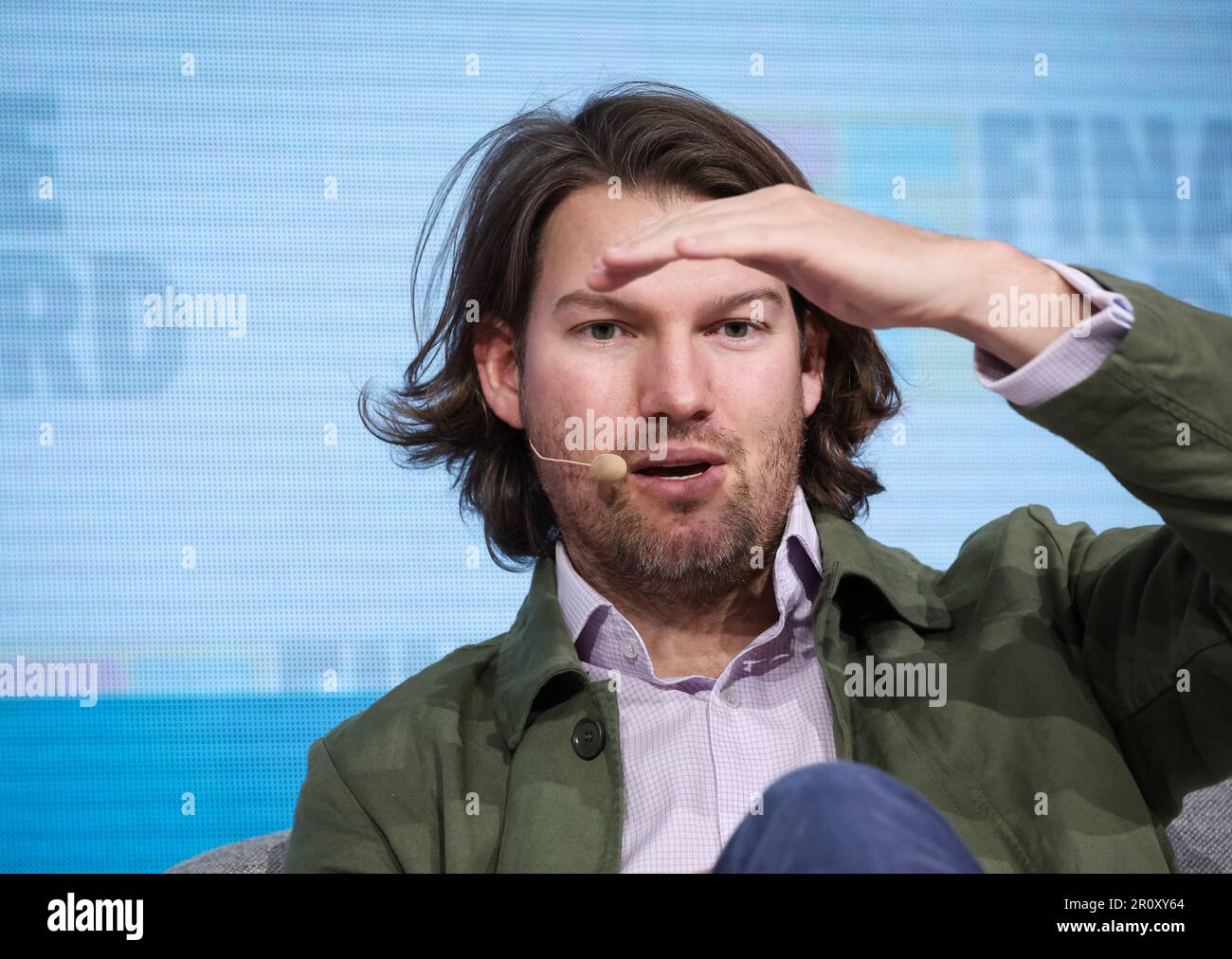 Hamburg, Germany. 10th May, 2023. Valentin Stalf, CEO and co-founder of ...