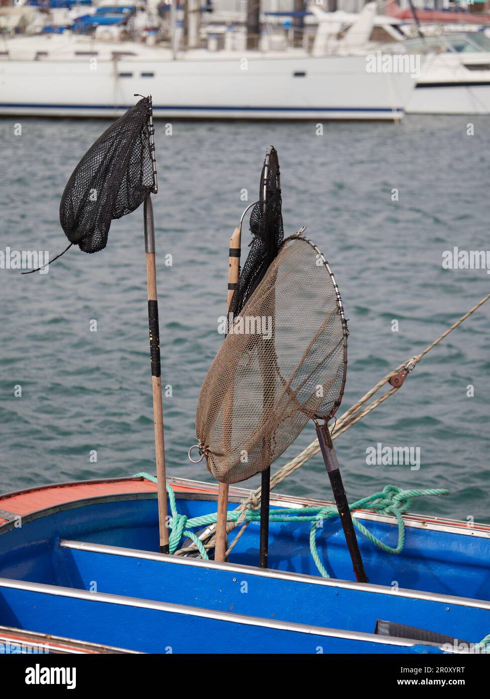 Fishing nets hung to dry hi-res stock photography and images - Alamy