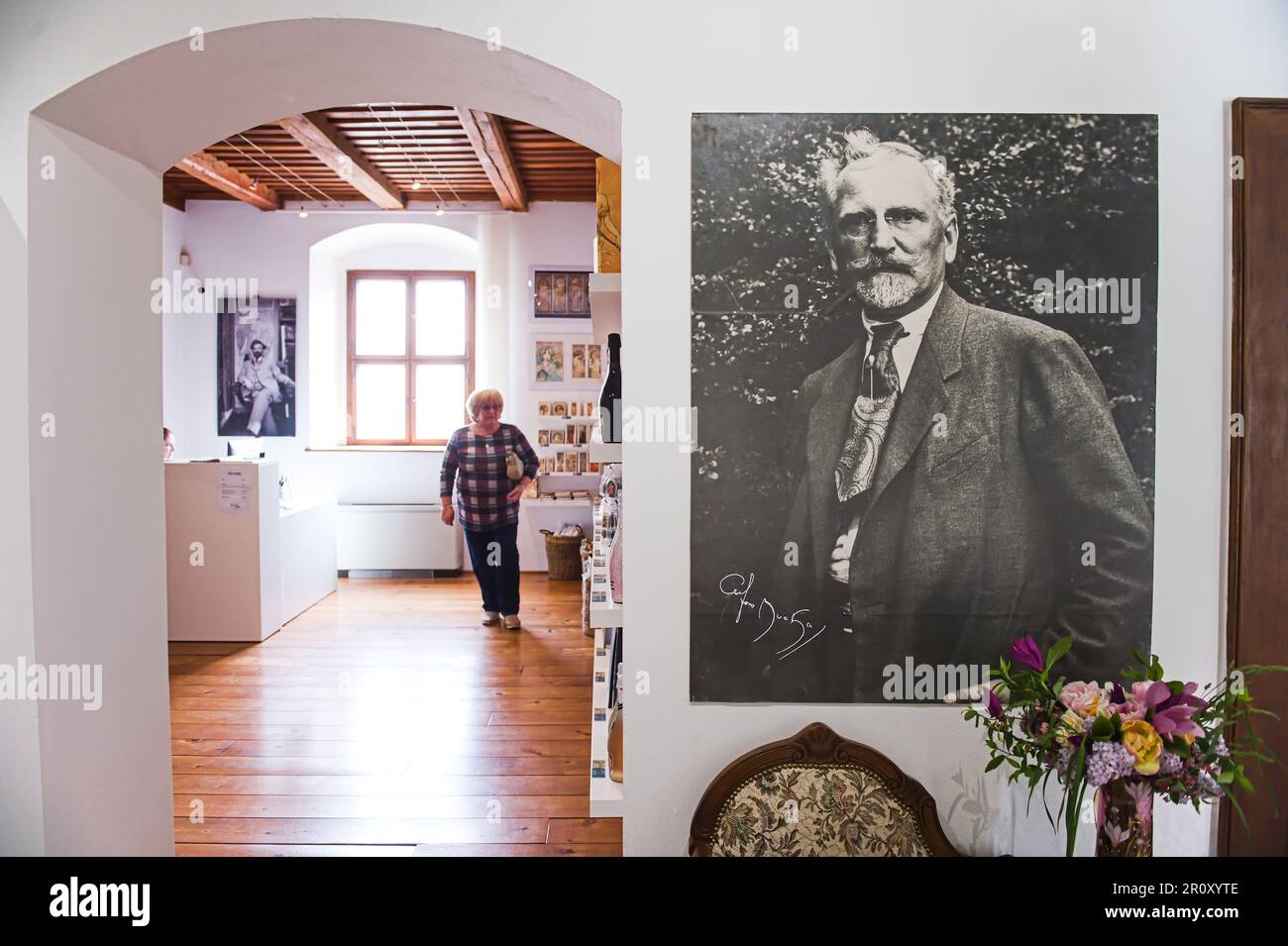 Exhibition on world of flowers within Mucha trail opens by Mucha's ...