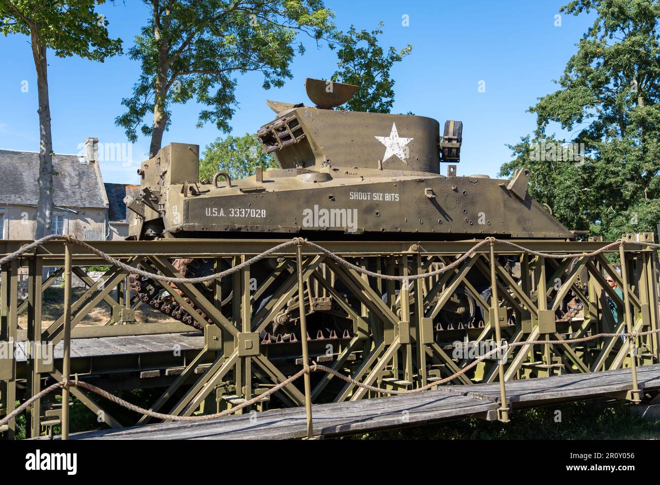 Tanks at the Overlord museum in Normandy Stock Photo - Alamy