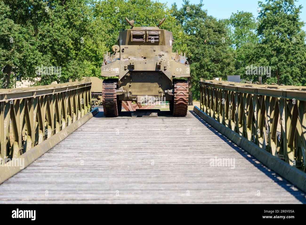 Tanks at the Overlord museum in Normandy Stock Photo - Alamy