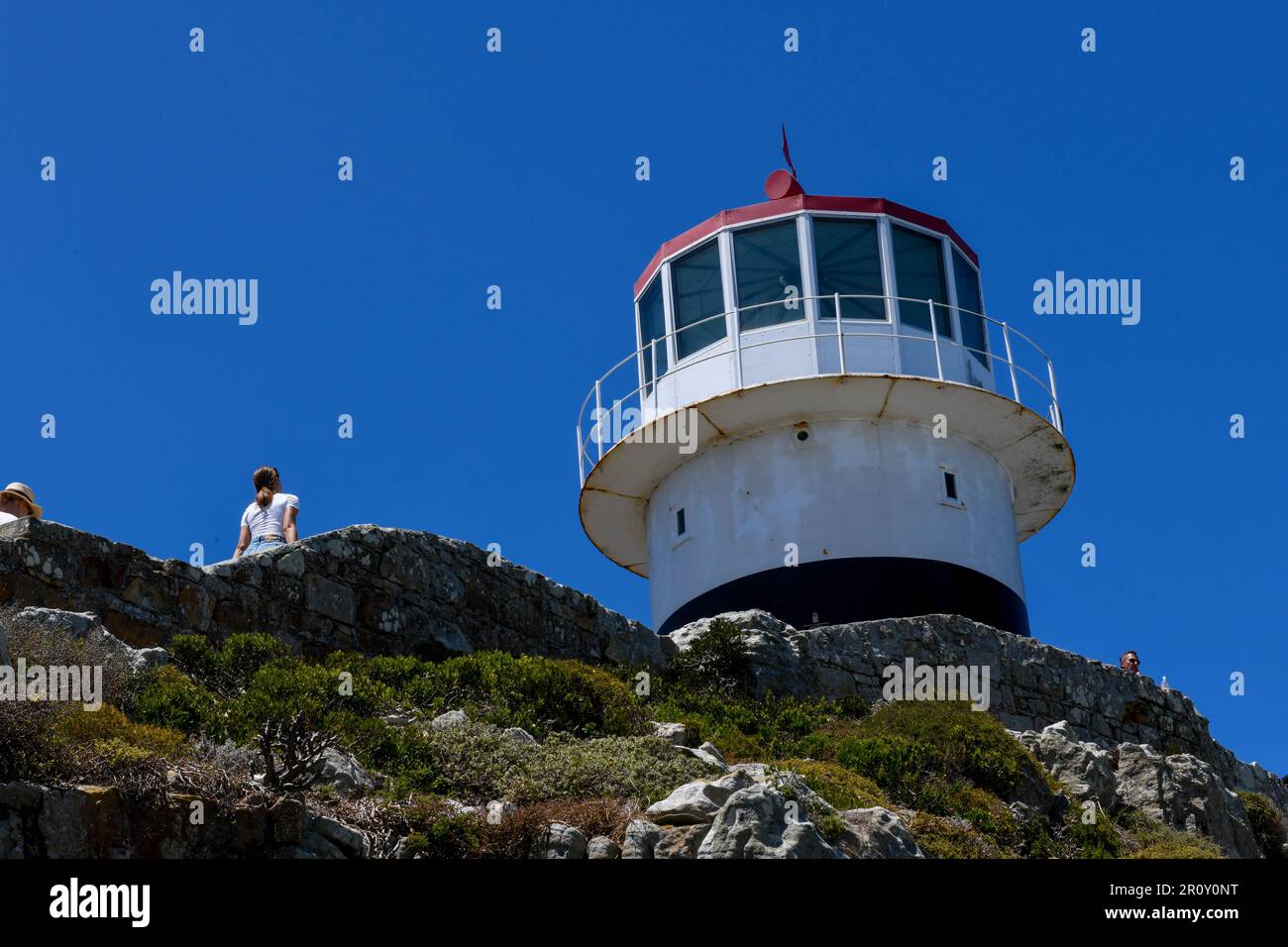 View at the lighthouse of Cape Point on South Africa Stock Photo - Alamy