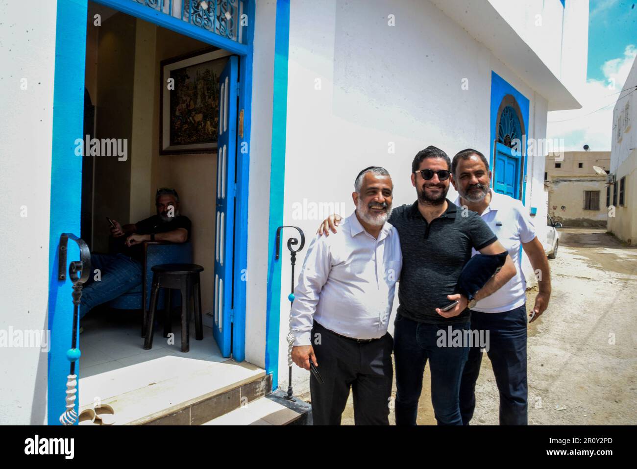 May 10, 2023: Djerba, Tunisia.10 May 2023. Members of the Jewish ...