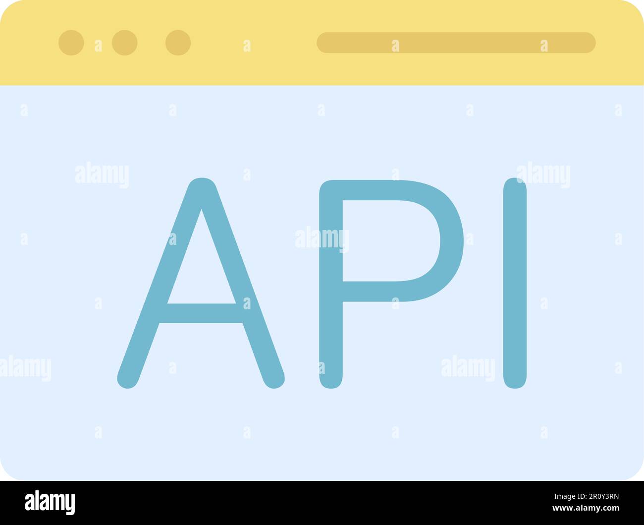 API icon vector image. Suitable for mobile apps, web apps and print media Stock Vector Image ...