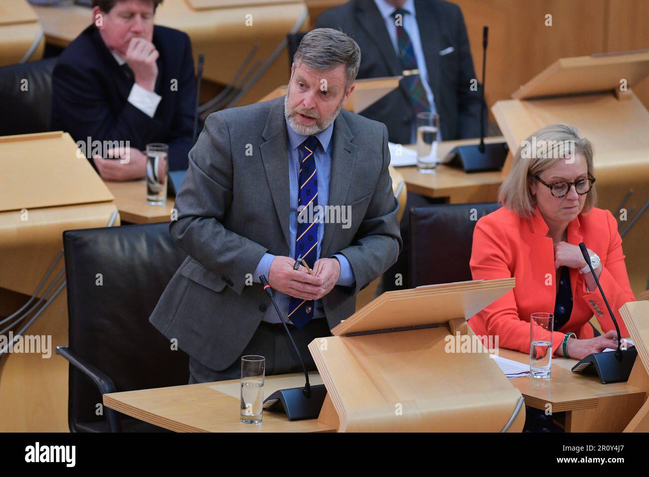 Edinburgh Scotland, UK 10 May 2023. Finlay Carson at the Scottish ...