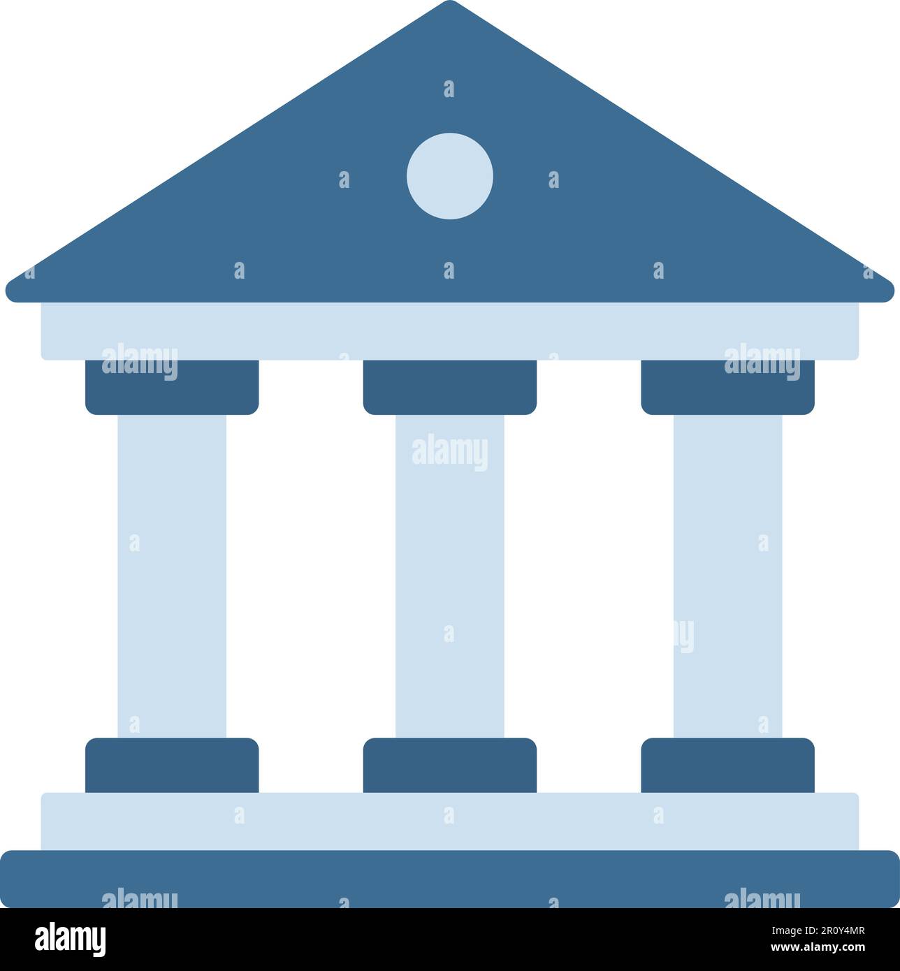 Bank Building icon vector image. Suitable for mobile apps, web apps and ...