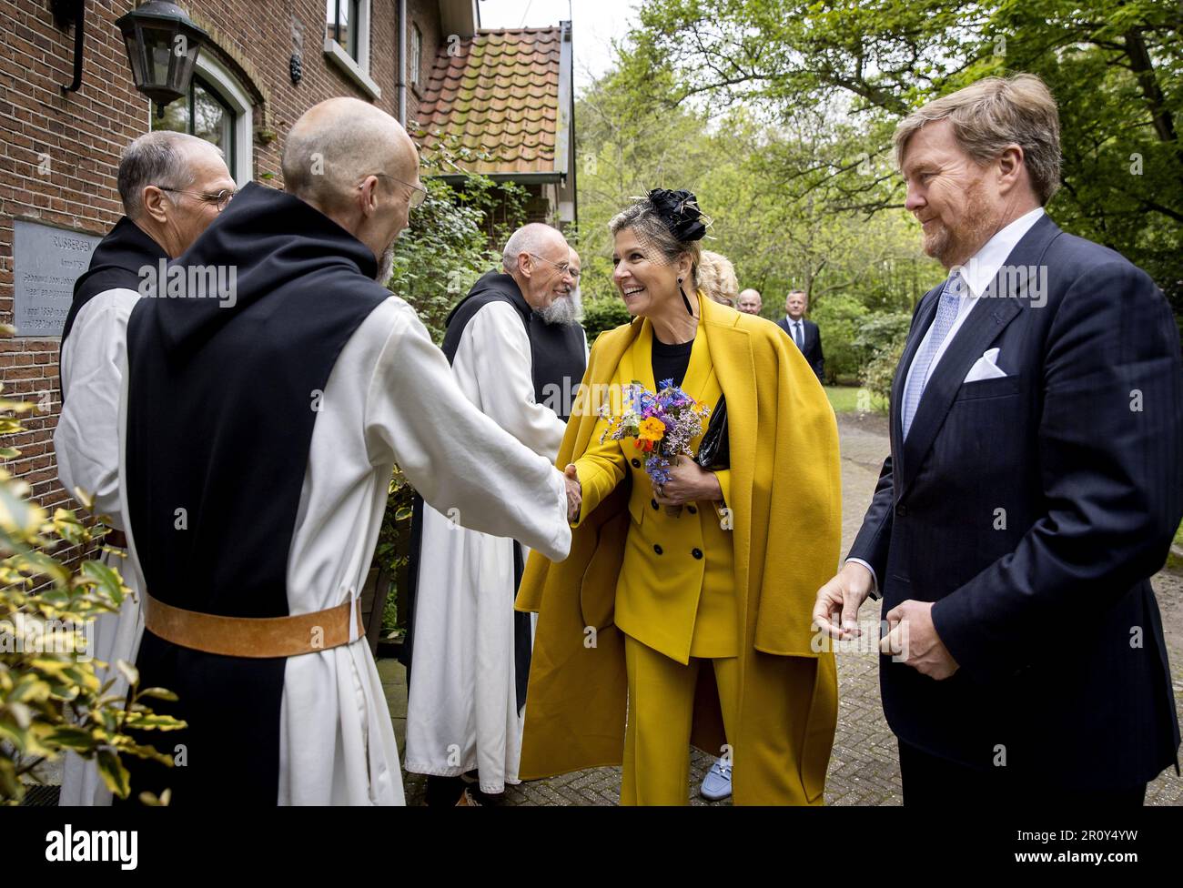 SCHIERMONNIKOG - King Willem-Alexander and Queen Maxima are given a ...