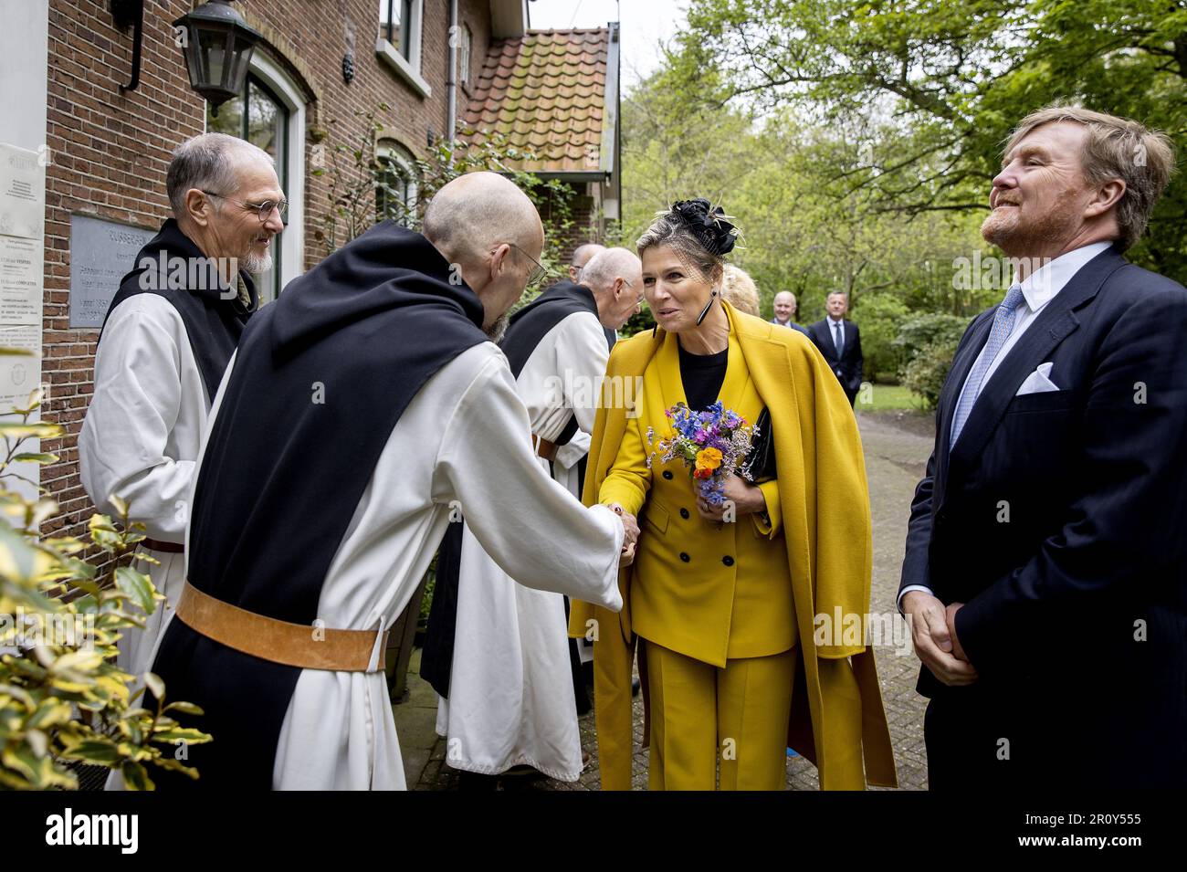 SCHIERMONNIKOG - King Willem-Alexander and Queen Maxima are given a ...