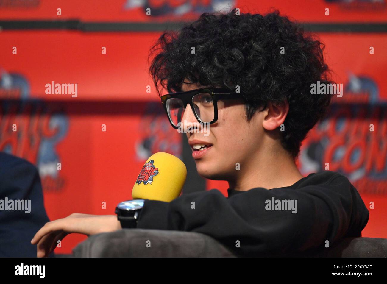 Moosa Mostafa auf der German Comic Con Spring Edition in der Messe ...