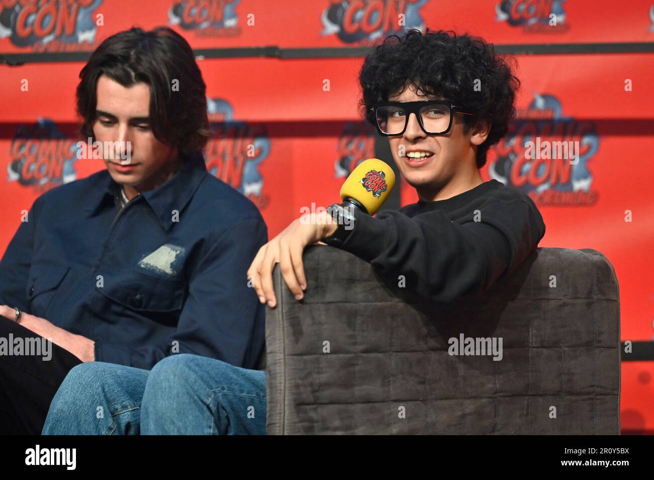 Georgie Farmer und Moosa Mostafa auf der German Comic Con Spring ...
