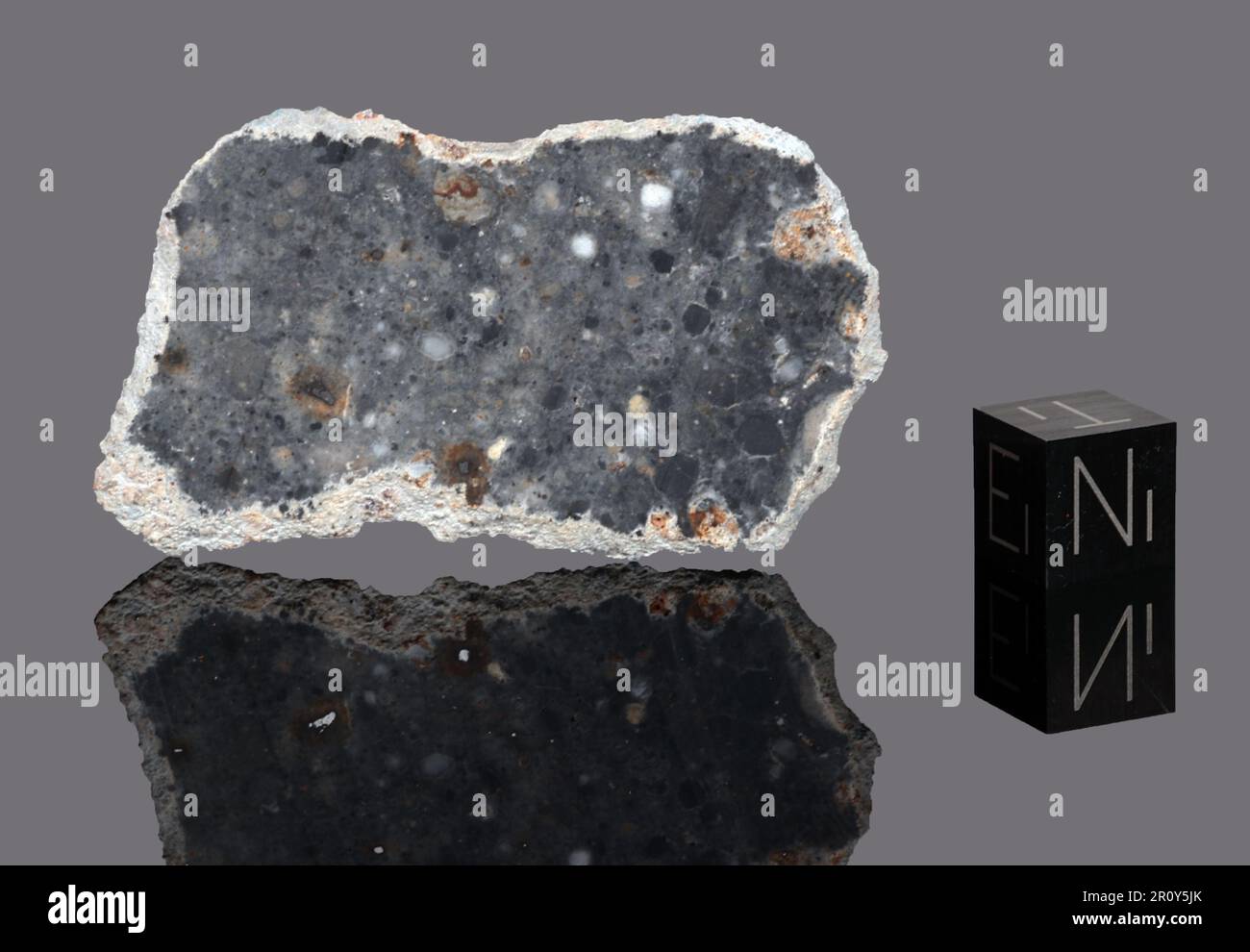 NWA 15018 - Found 2022, Morocco, Africa. Lunar feldsphatic breccia ...
