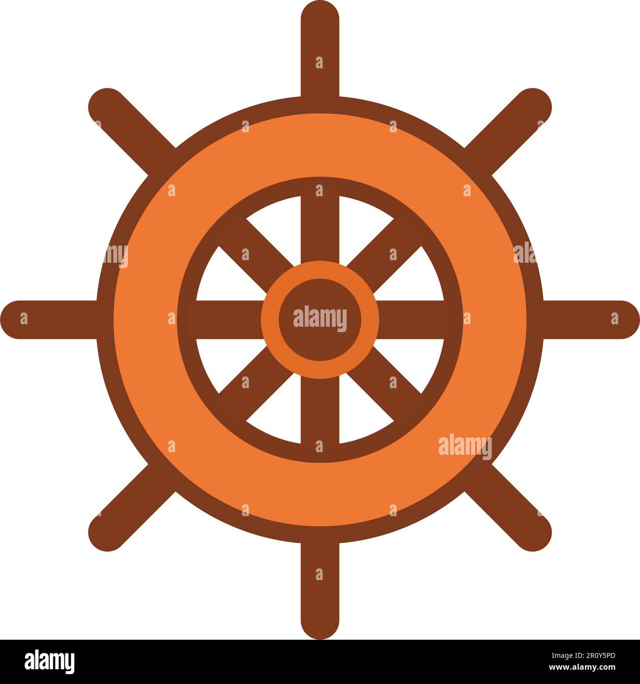 Boat's Wheel icon vector image. Suitable for mobile apps, web apps and print media Stock Vector ...