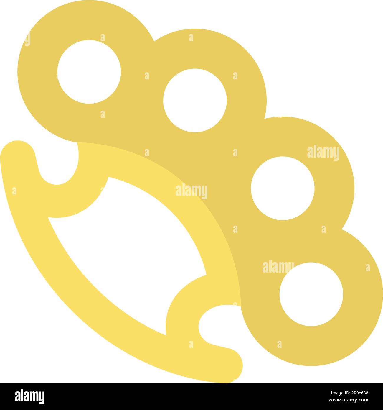 Brass Knuckles icon vector image. Suitable for mobile apps, web apps and print media Stock ...