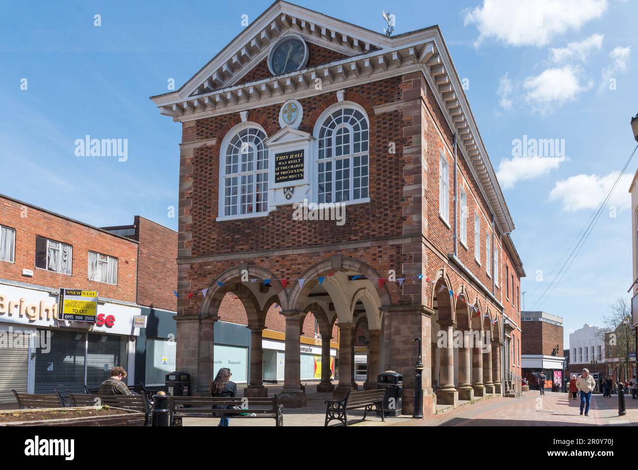 Tamworth Town Hall in Market Street, Tamworth, Staffordshire Stock ...