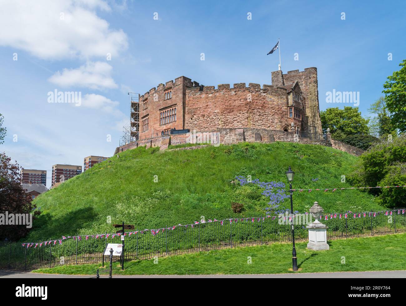 Tamworth Castle which dates back 900 years to Anglo saxon times in ...