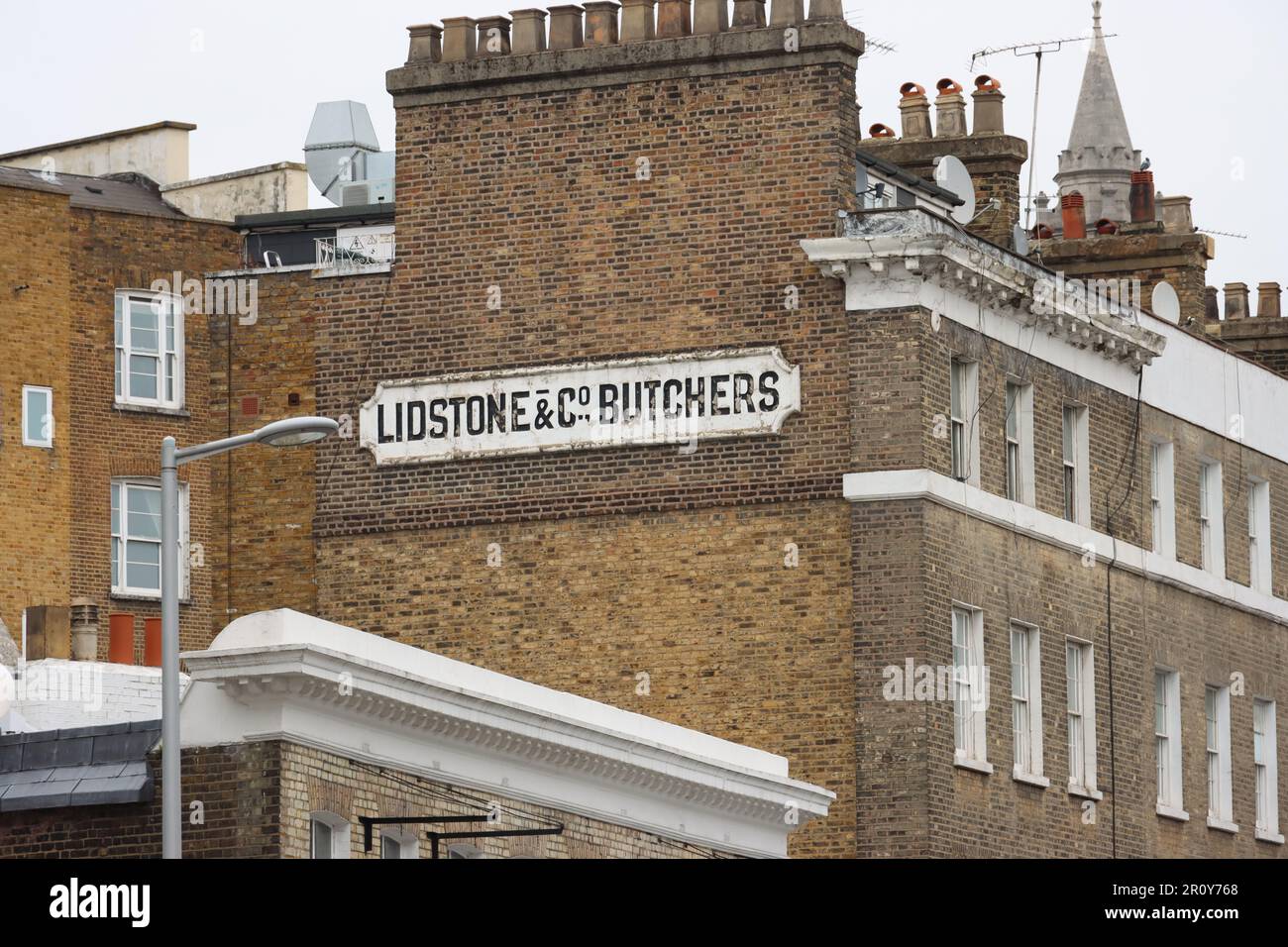 Victorian butcher advertising hi-res stock photography and images - Alamy