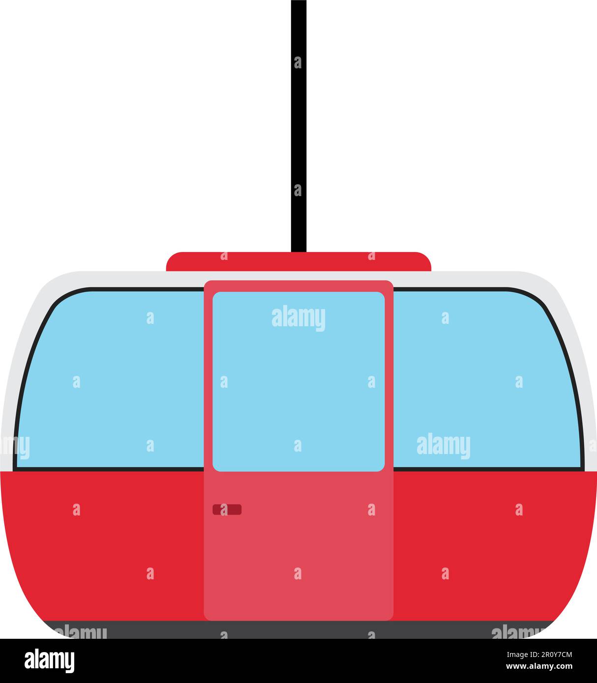 Cable Car Cabin icon vector image. Suitable for mobile apps, web apps ...