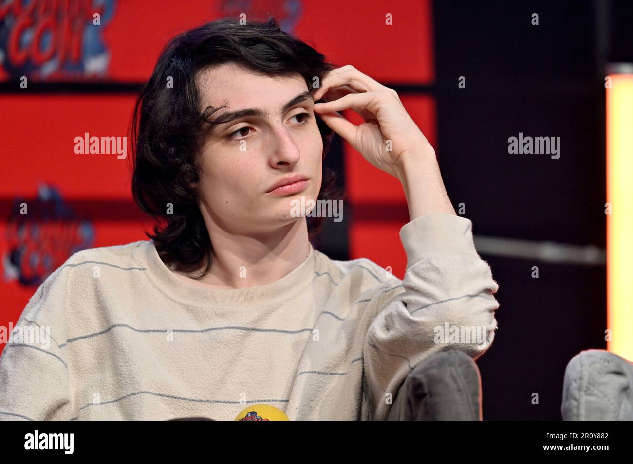 Finn Wolfhard auf der German Comic Con Spring Edition in der Messe ...