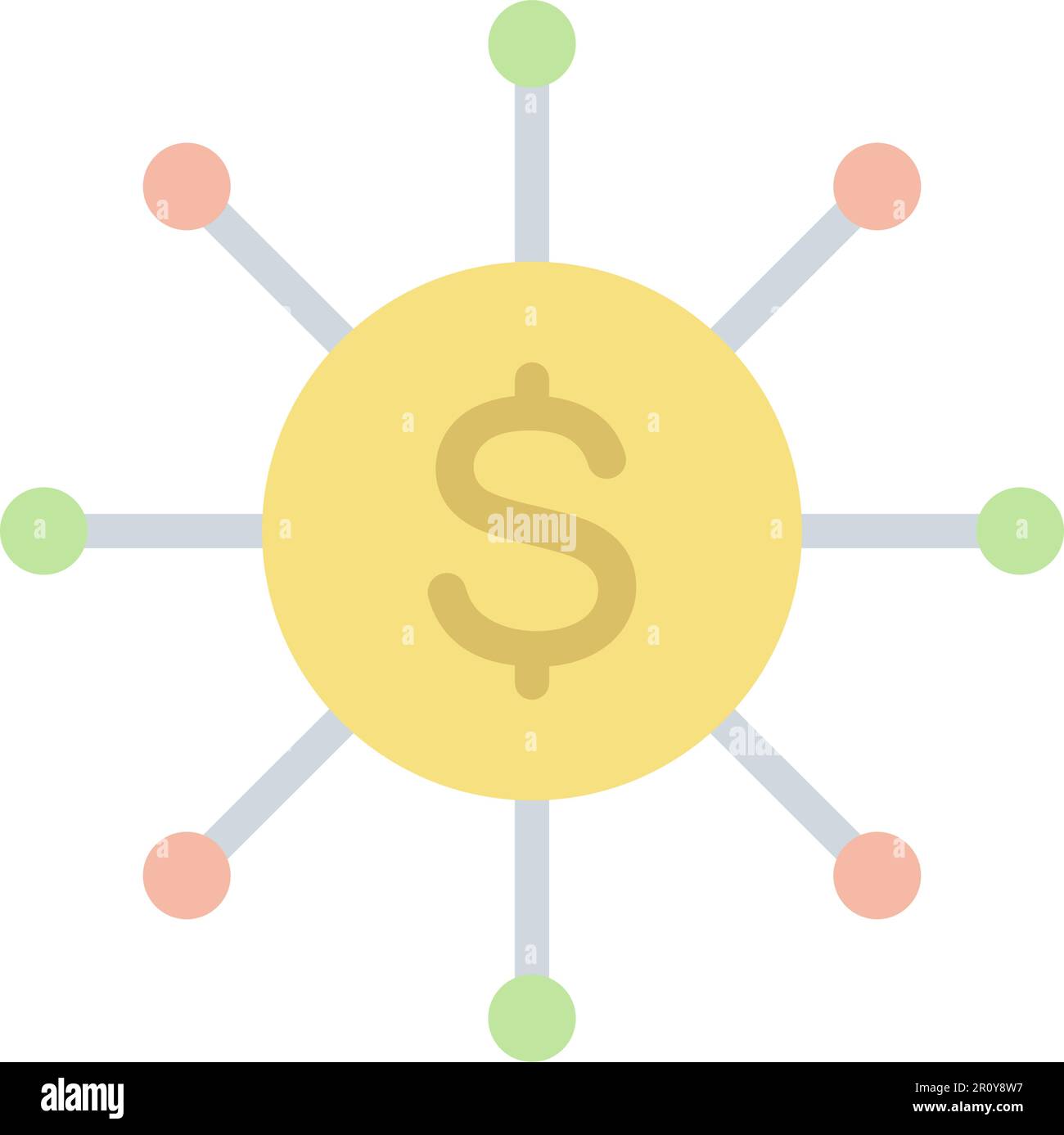 Cash Distribution icon vector image. Suitable for mobile apps, web apps and print media Stock ...
