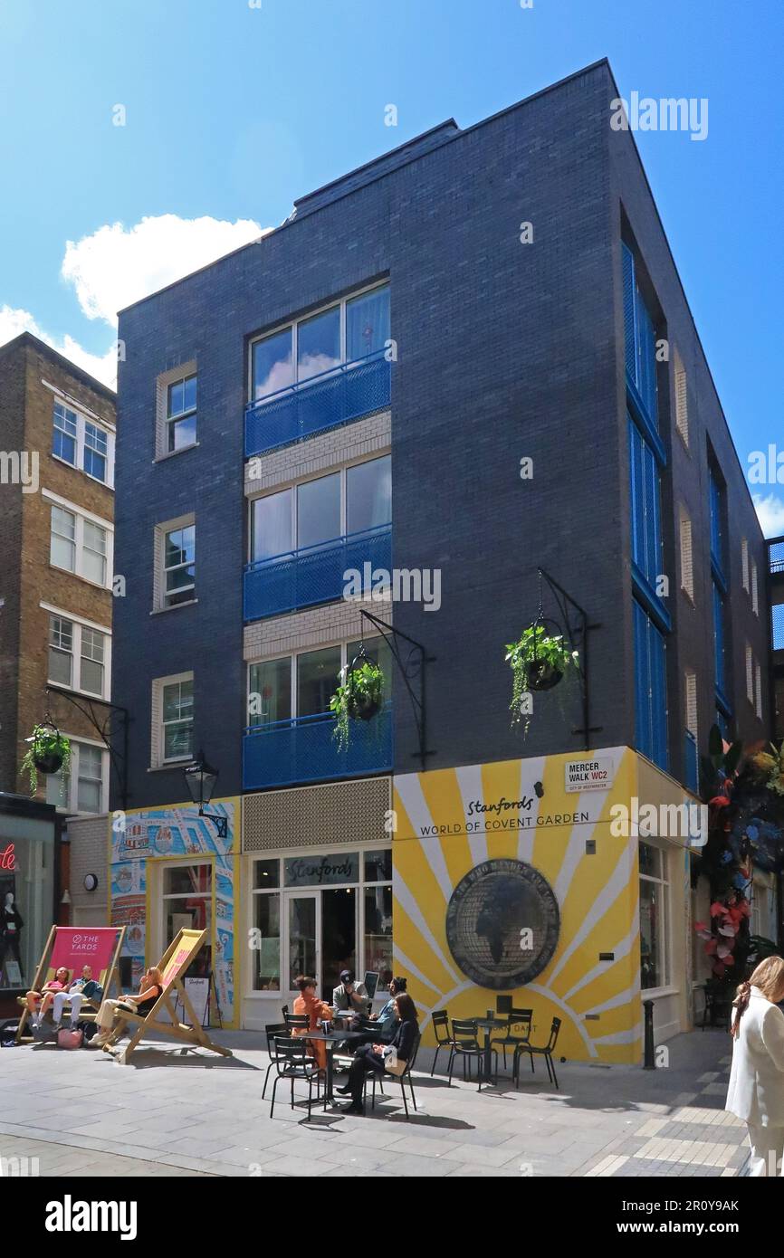 Stanfords, London's famous map shop. New premises on Mercer Walk off ...