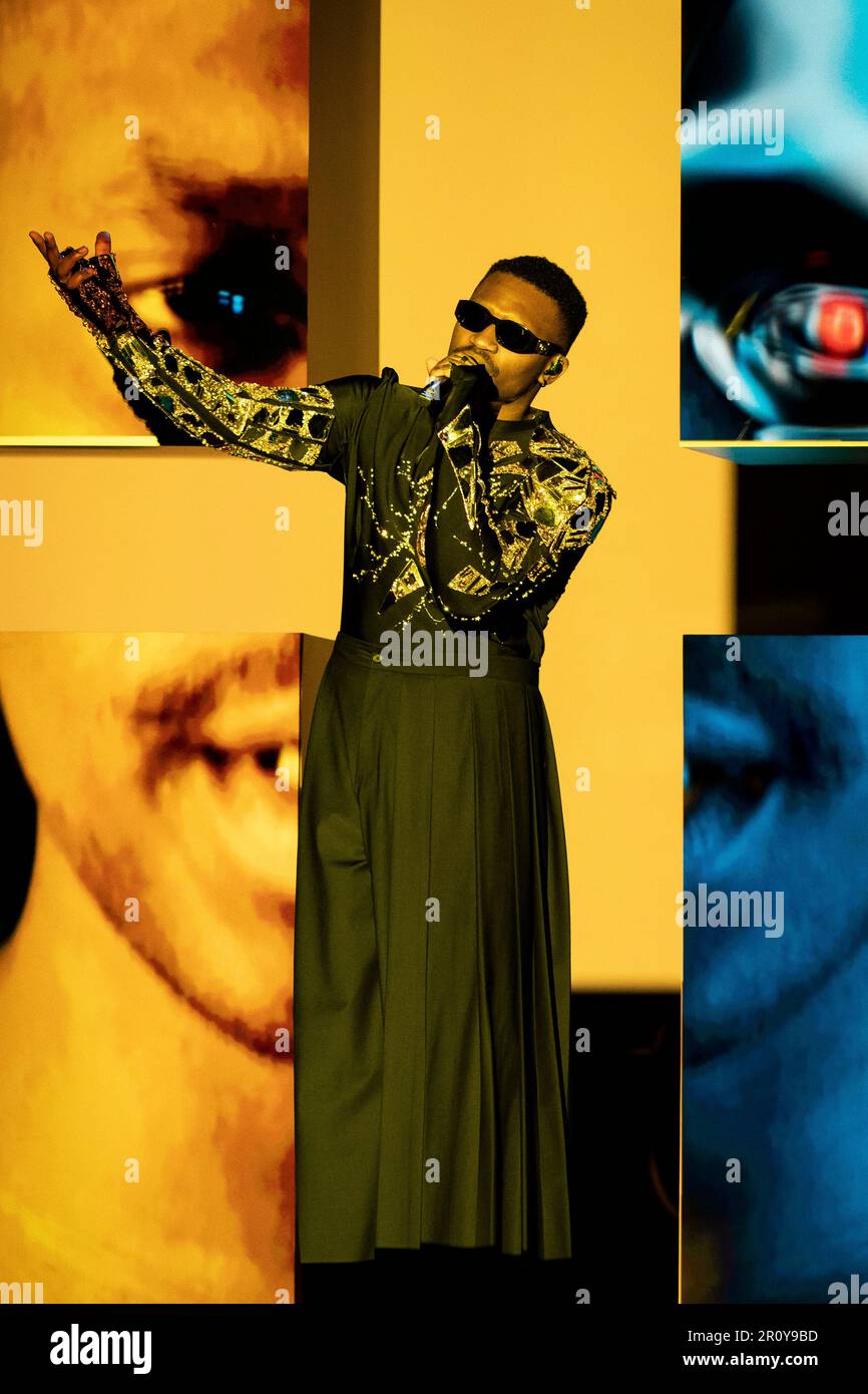 Tvorchi of Ukraine performs during dress rehearsals at the Eurovision ...