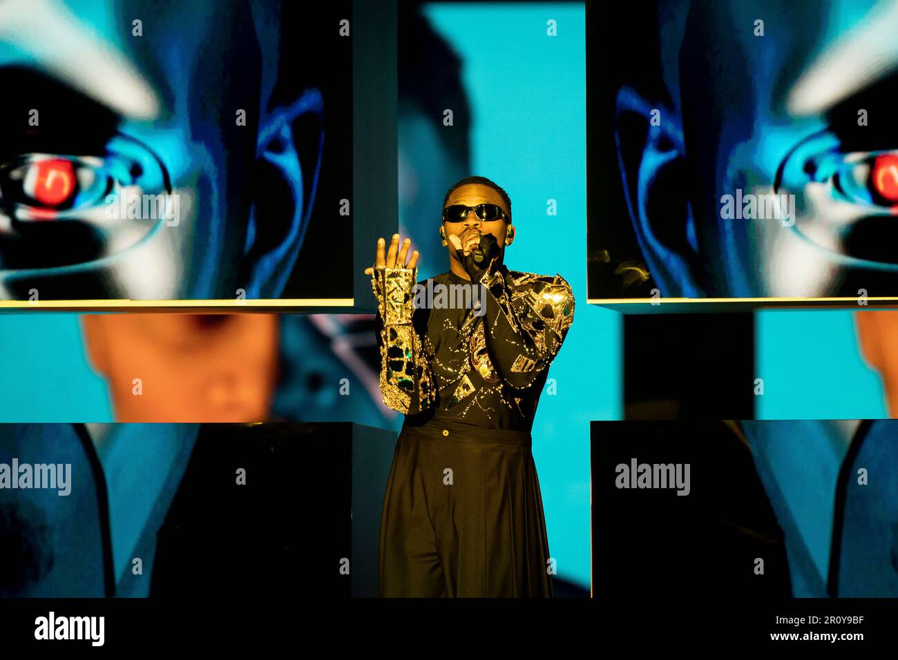 Tvorchi of Ukraine performs during dress rehearsals at the Eurovision ...