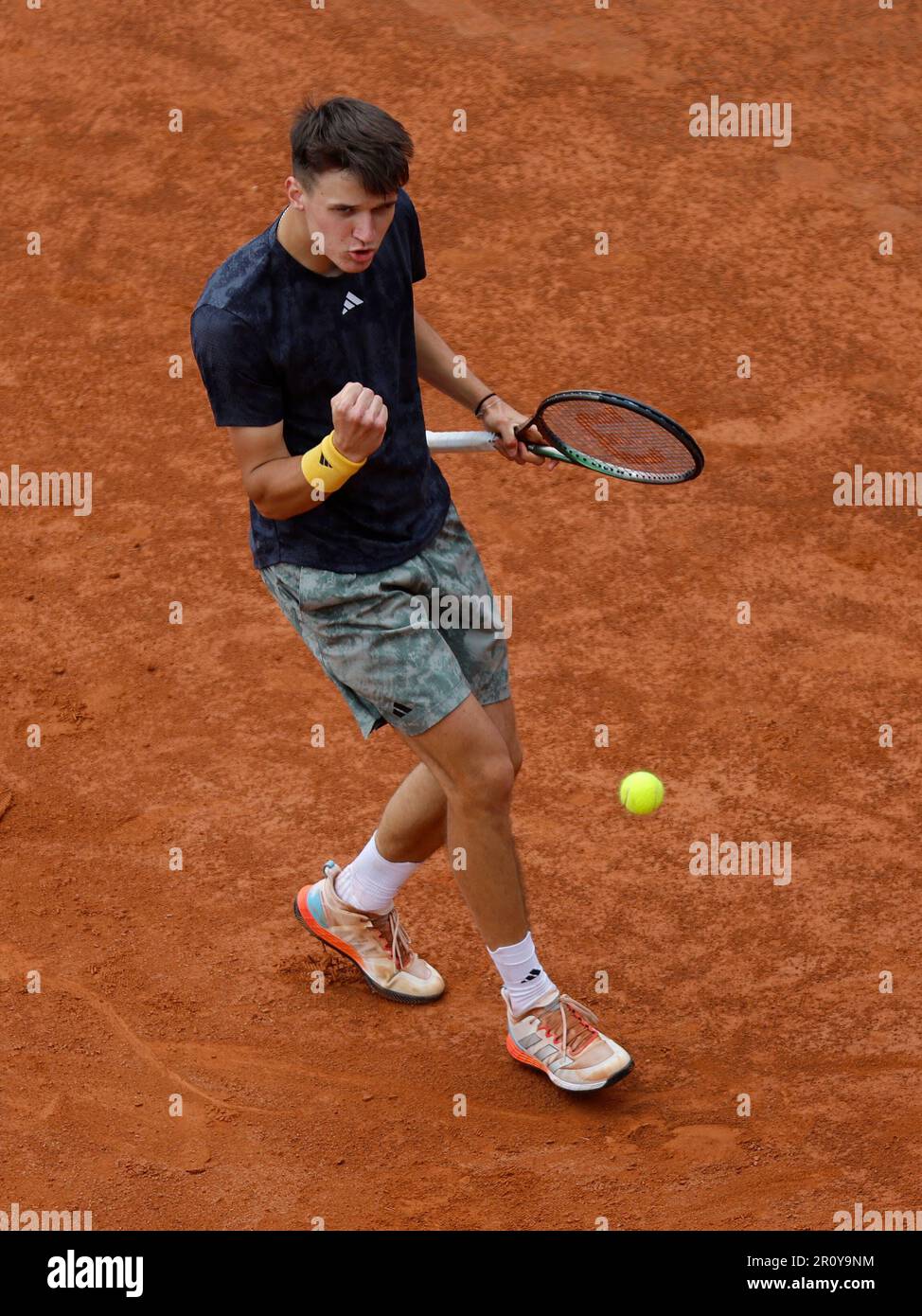 Jakub Mensik of Czech Republic in action during the TK Sparta Prague ...