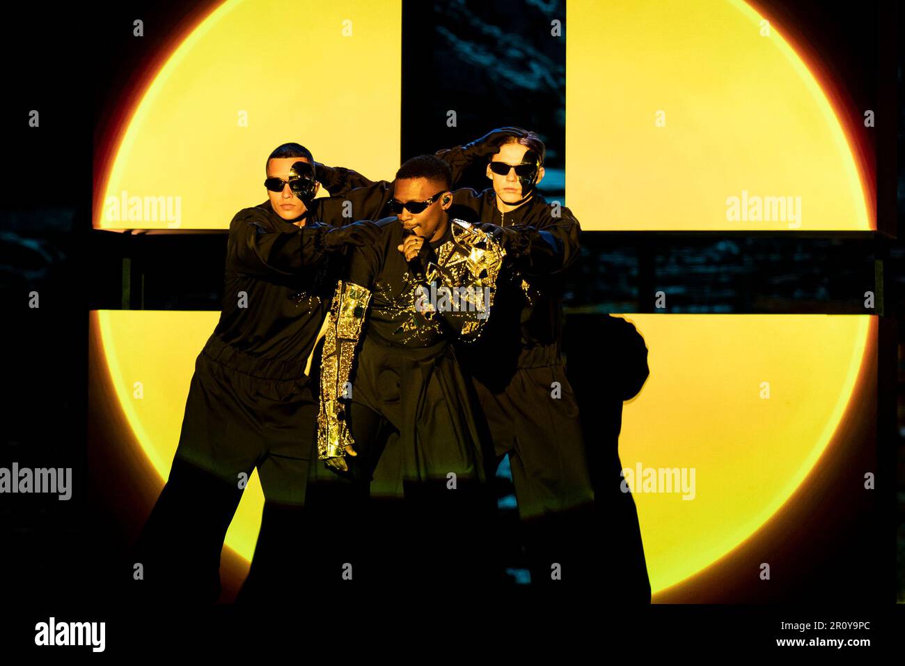Tvorchi of Ukraine performs during dress rehearsals at the Eurovision ...